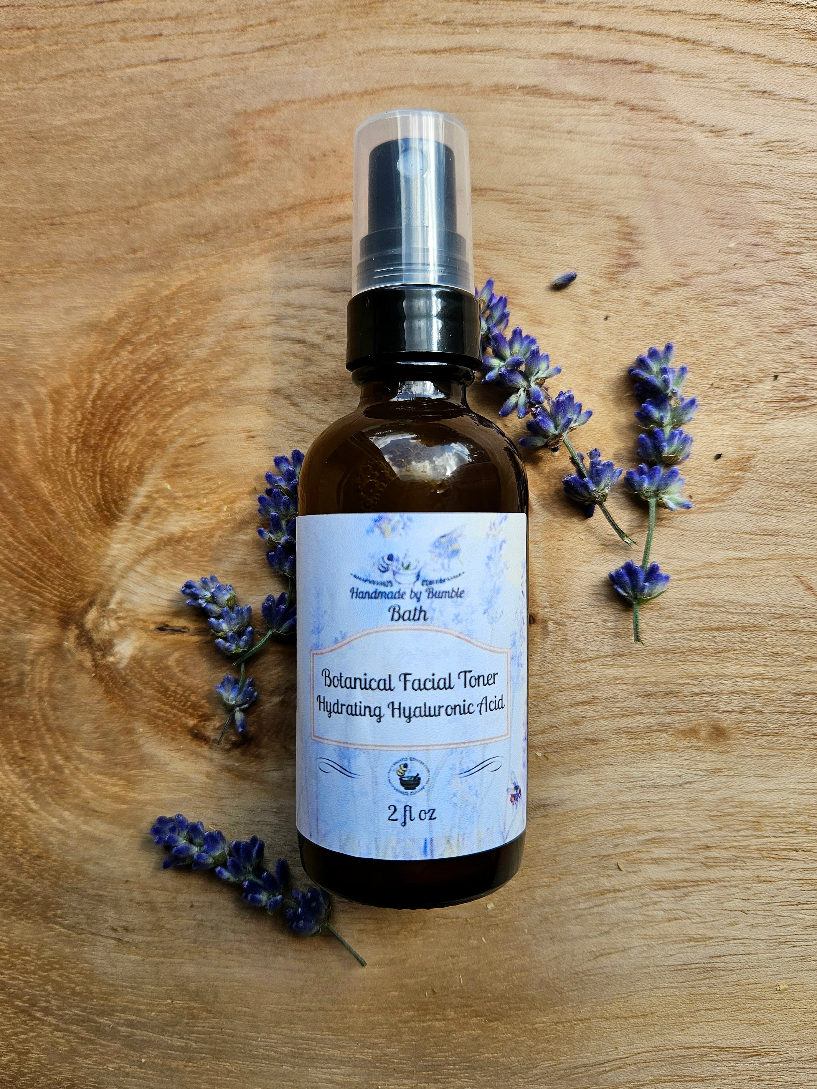 Botanical Facial Toner: Hyaluronic Glow – Handmade by Bumble