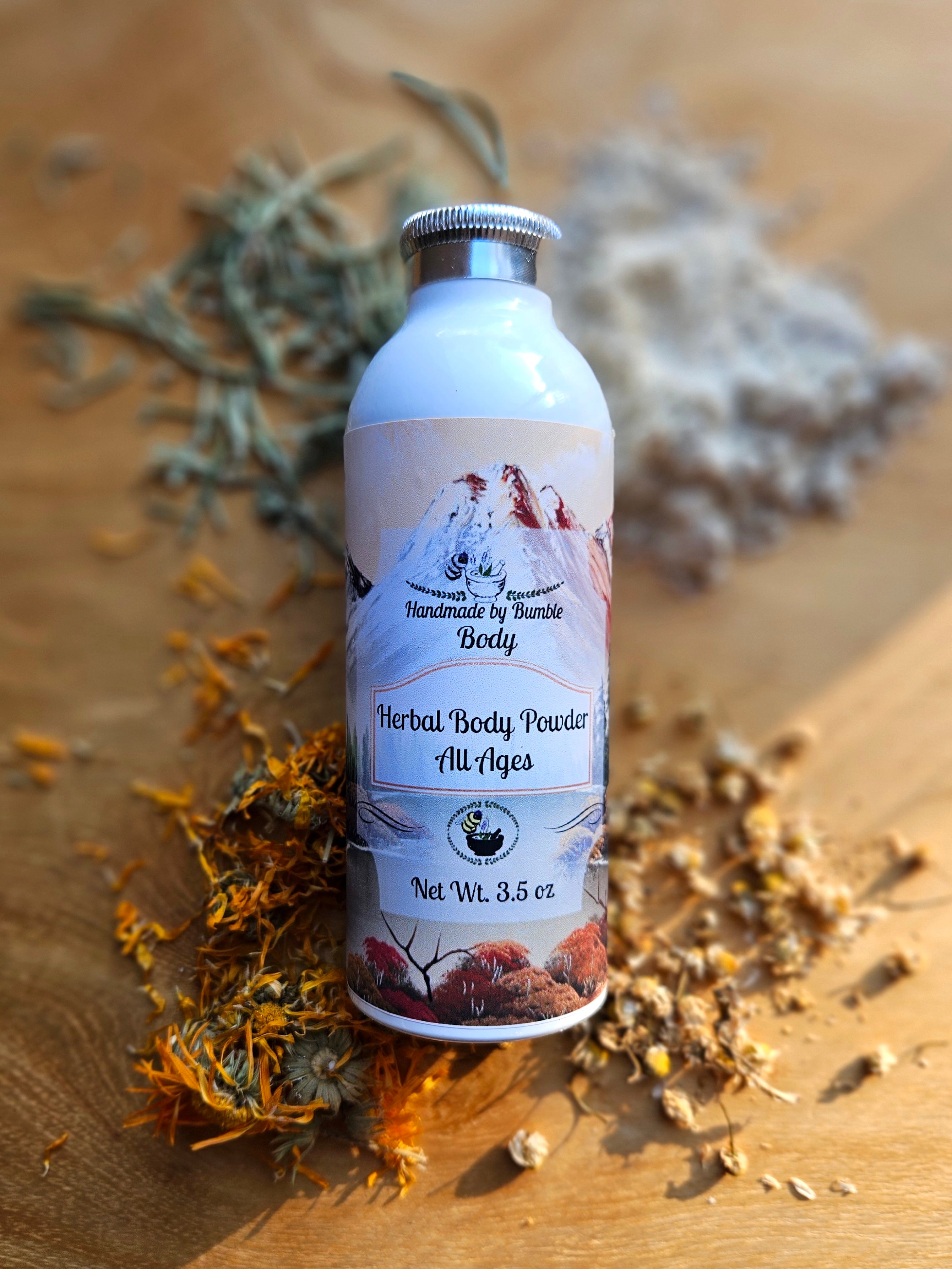 Herbal Body Powder: All Ages – Handmade by Bumble