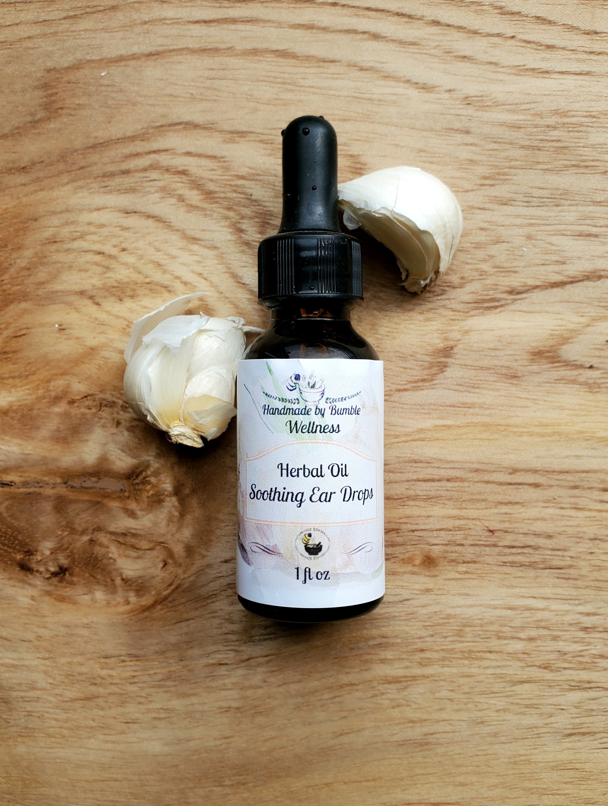 Herbal Oil: Soothing Ear Drops – Handmade by Bumble