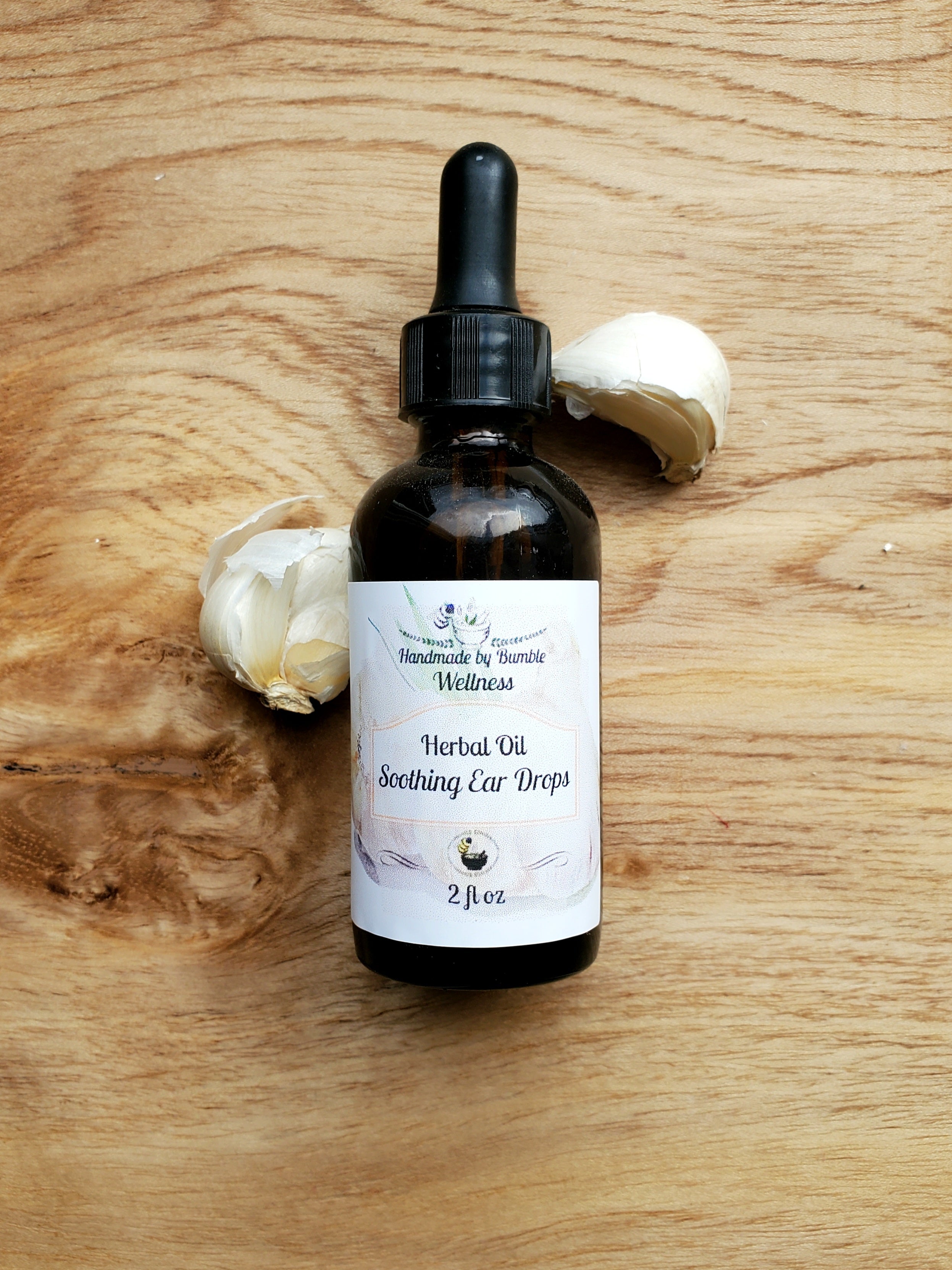 Herbal Oil: Soothing Ear Drops – Handmade by Bumble
