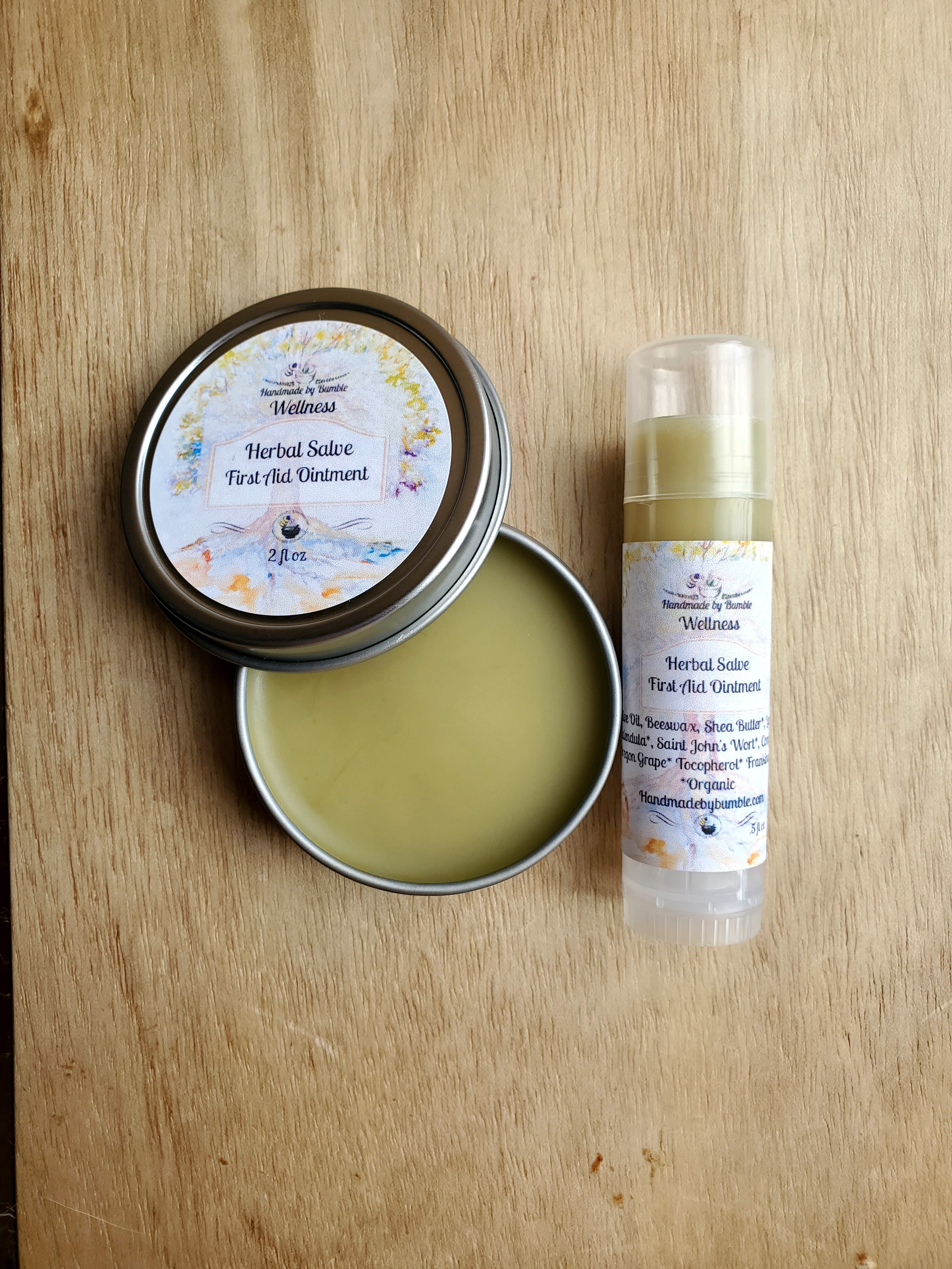 Herbal Salve: First Aid Ointment for Minor Cuts, Scrapes, Eczema and P ...